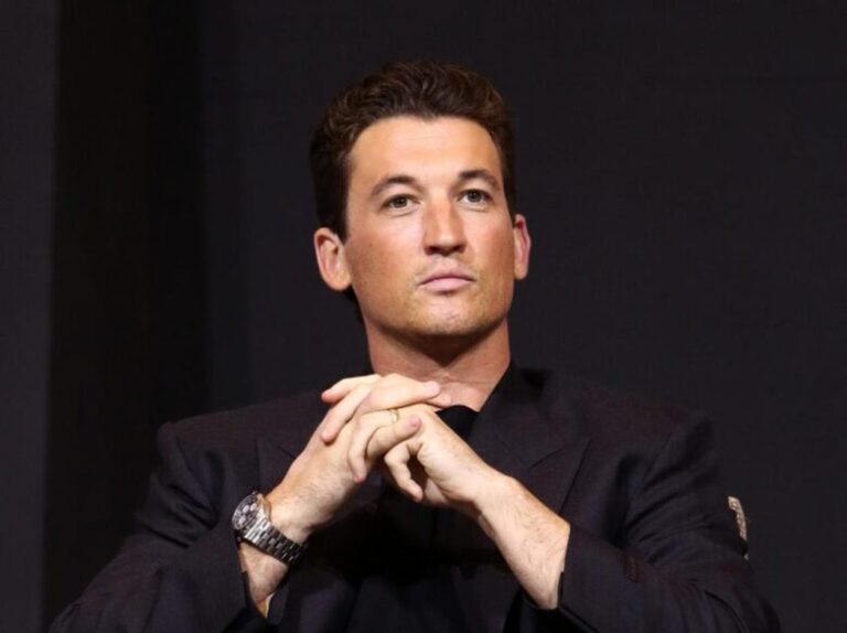 Miles Teller, who plays Rooster in “Top Gun Maverick,” is surprised ...